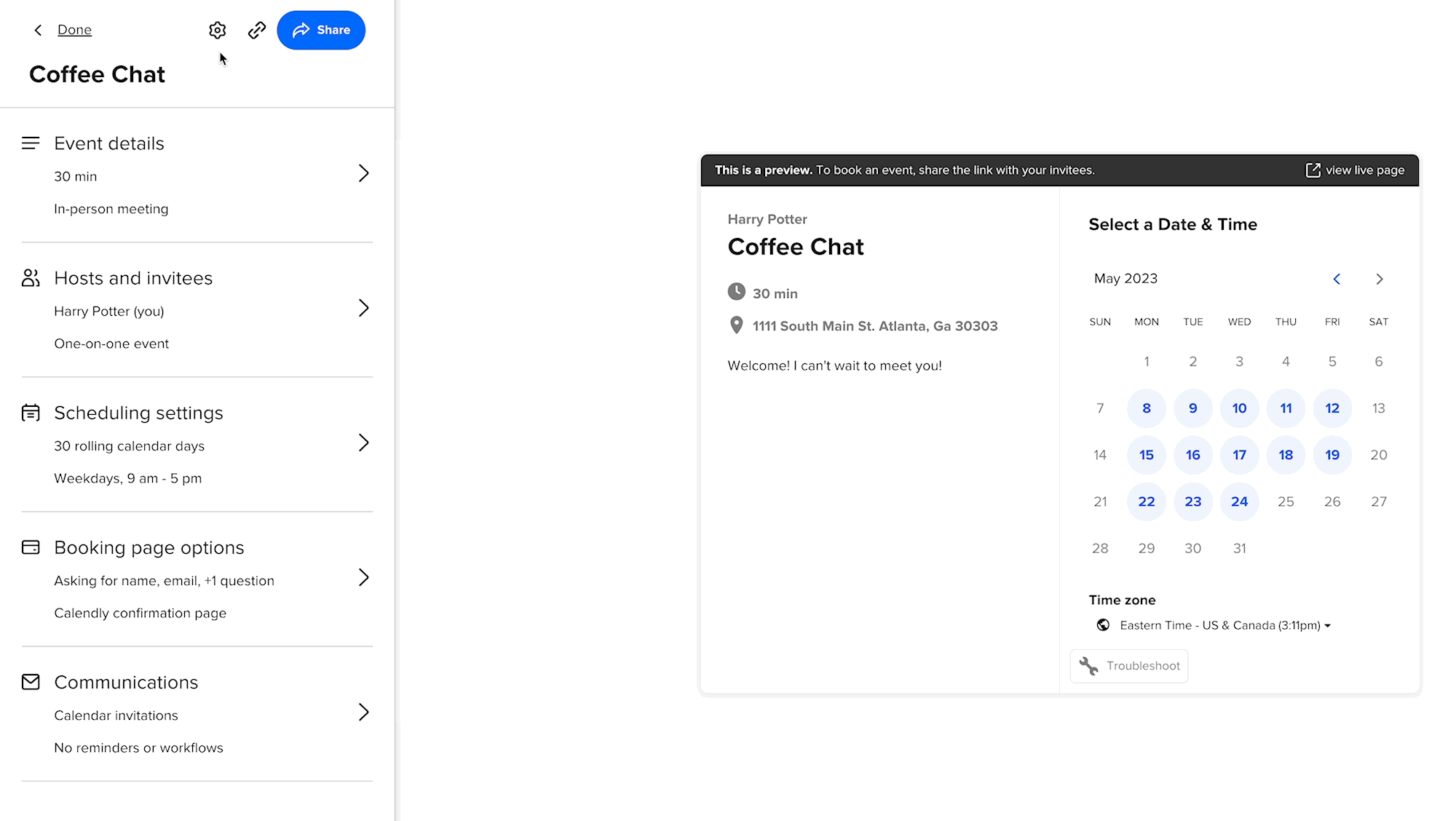 How to change your event type language – Help Center