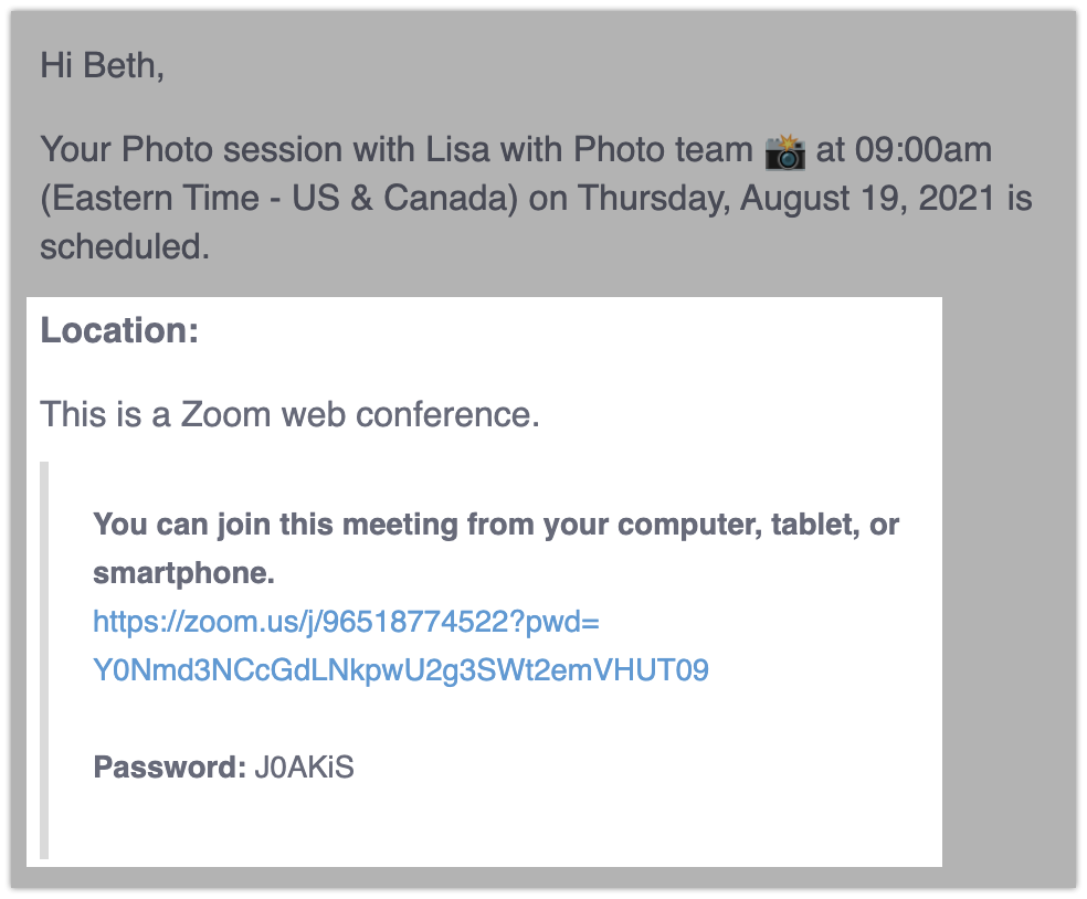 How to schedule with video conferencing – Help Center