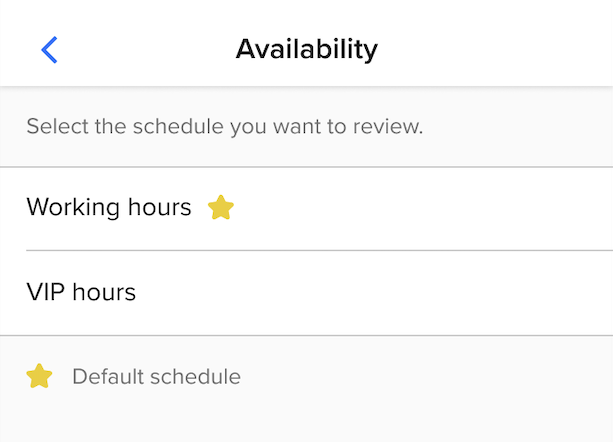 Edit your available hours from the mobile app – Help Center