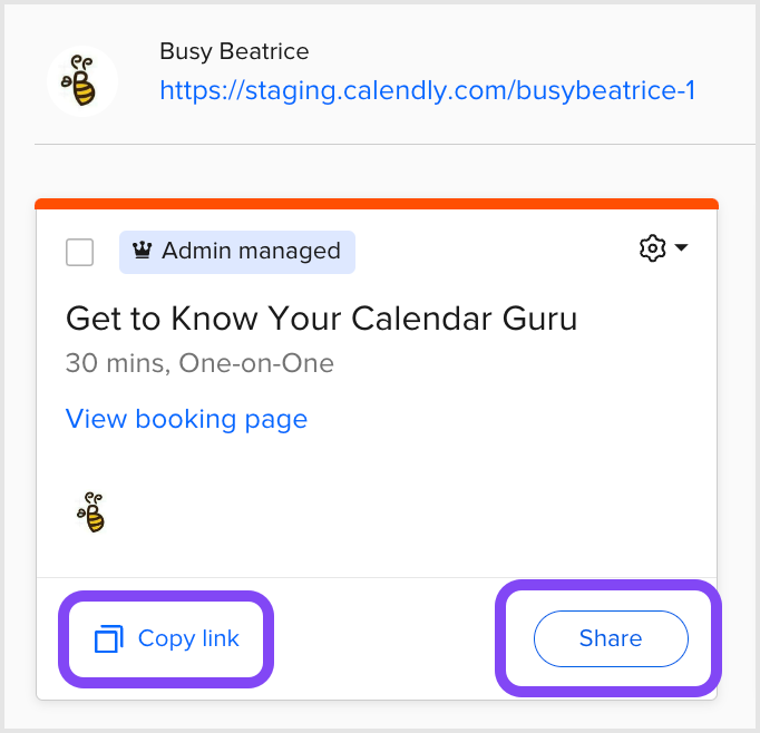 How to share your scheduling link – Help Center