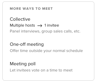 How to set up a shared Collective event type – Help Center