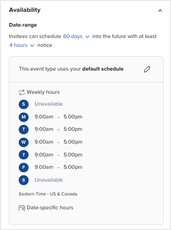 How to customize your event types – Help Center