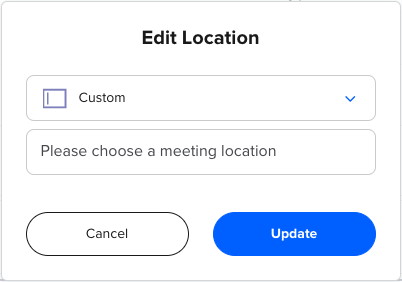 Round robin meeting location options – Help Center